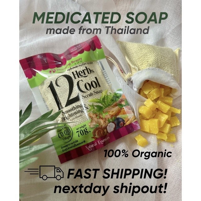 ORIGINAL Medicated Soap from Thailand, Beauty & Personal Care, Bath ...