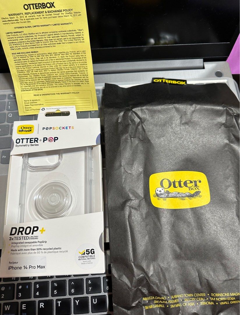 Original Otterbox Symmetry Otterpop Clear 14 Pro Max, Mobile Phones ...