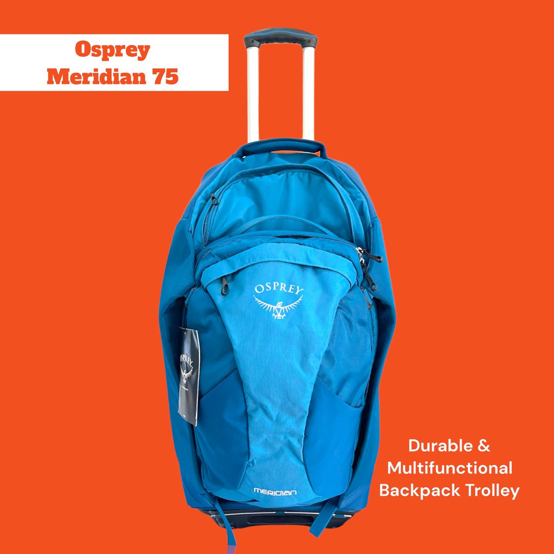 OSPREY MERIDIAN 75L Blue, Men's Fashion, Bags, Backpacks on Carousell