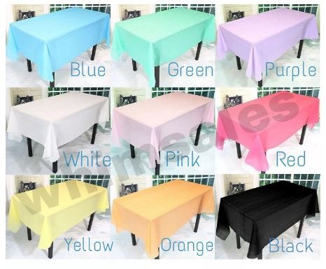 Party Table Plastic Cover - Birthday Anniversary Full Month Opening ...