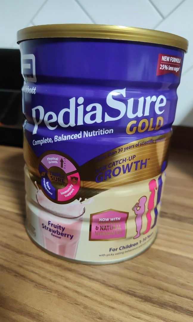 Pediasure Strawberry, Babies & Kids, Nursing & Feeding, Weaning ...