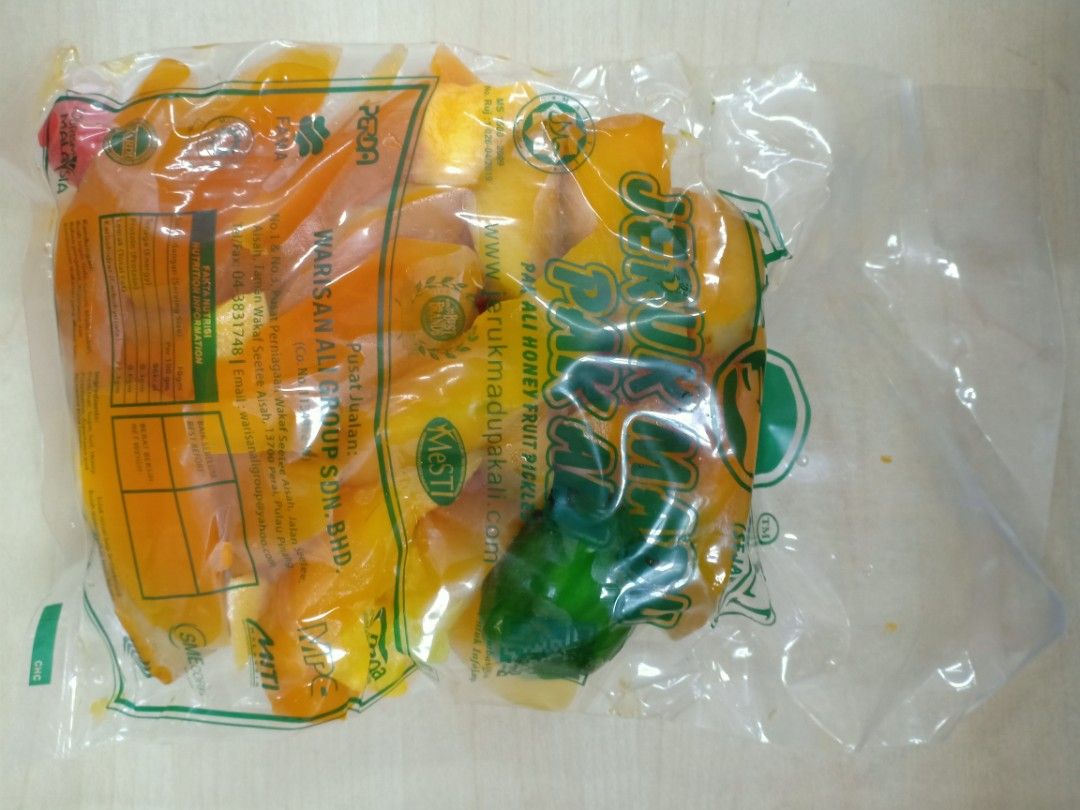 Penang Jeruk Pak Ali, 500g, Food & Drinks, Local Eats on Carousell