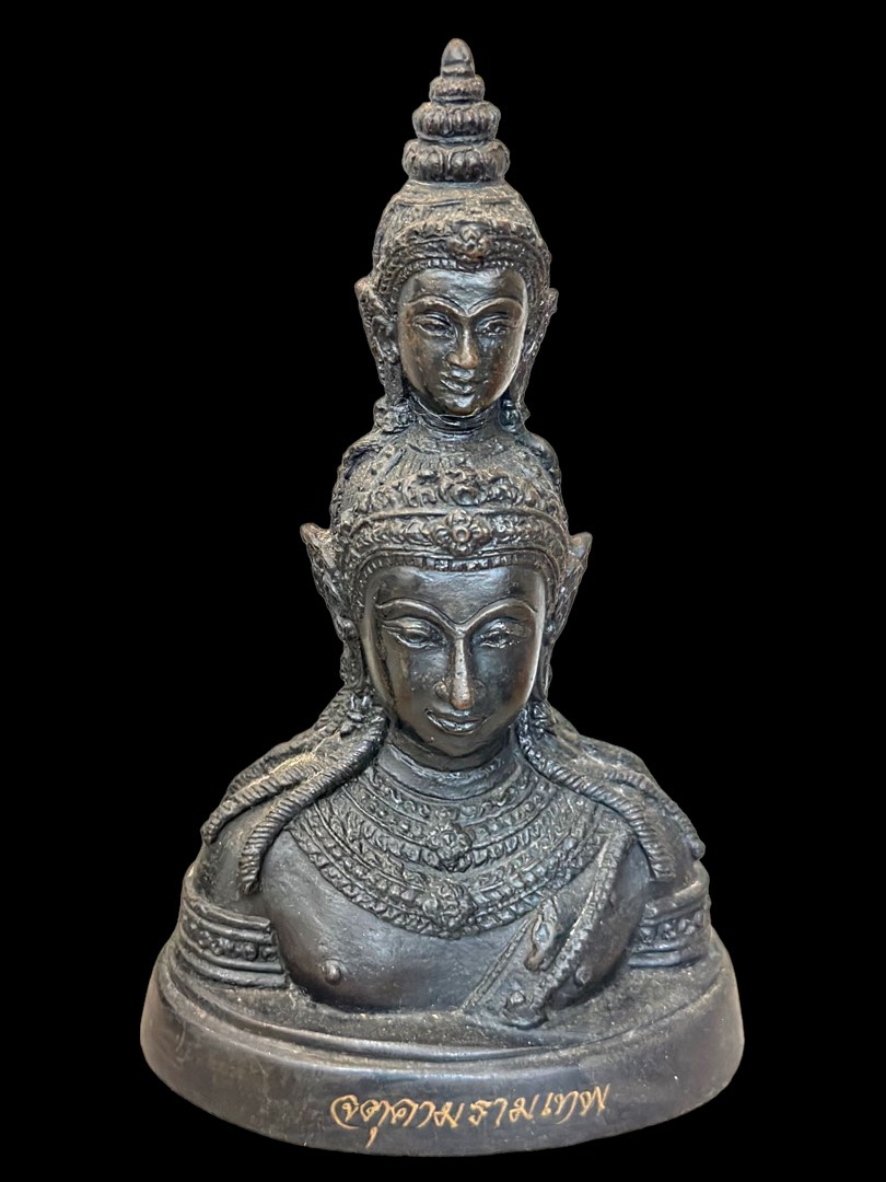 Phra Bucha Head Ong Jatukum Roon Thep Mongkol BE2550 Mass Chanted Lead ...