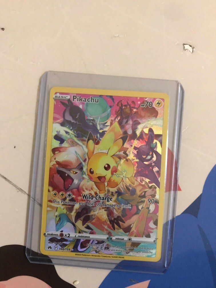 pikachu secret rare (crown zenith), Hobbies & Toys, Toys & Games on ...