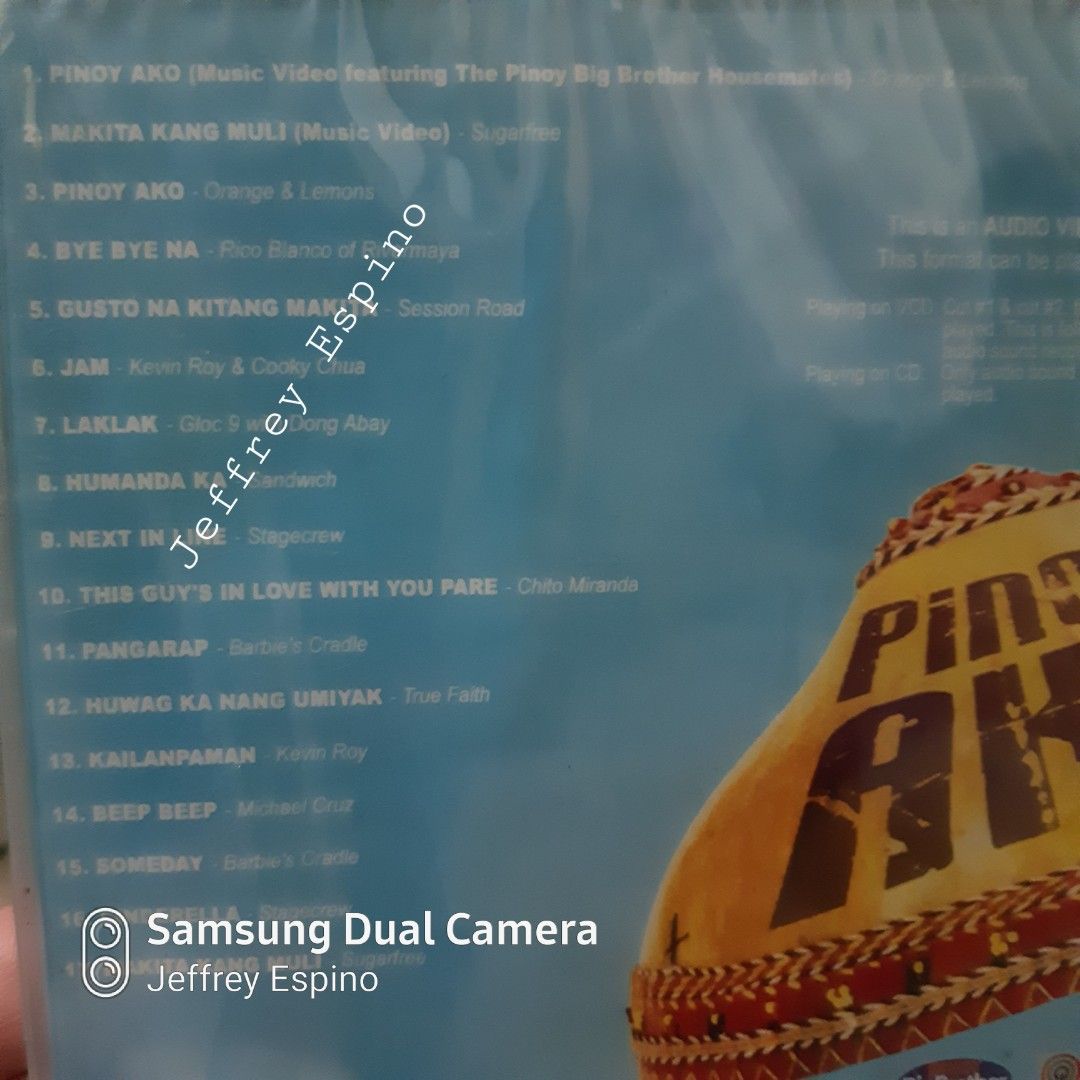 Pinoy Ako Soundtrack opm cd, Hobbies & Toys, Music & Media, CDs & DVDs ...