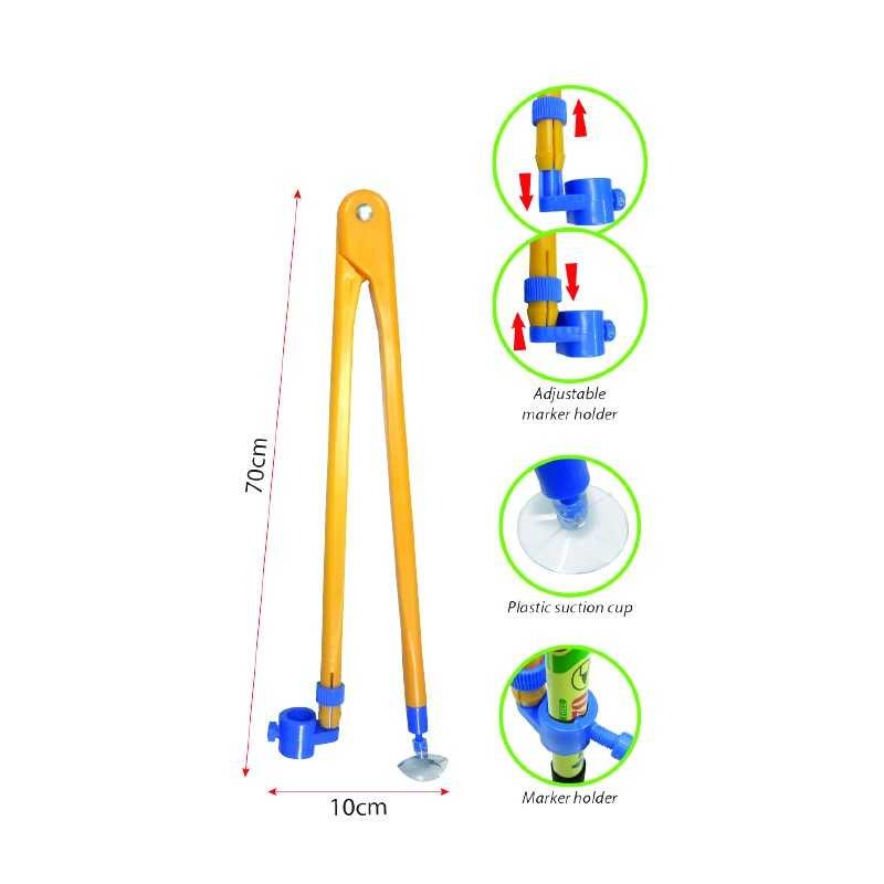 Plastic Compass (Whiteboard), Hobbies & Toys, Stationery & Craft ...