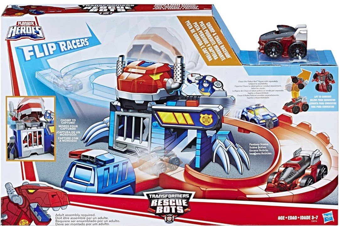 Playskool Heroes Transformers Rescue Bots Flip Racers Chomp and Chase ...