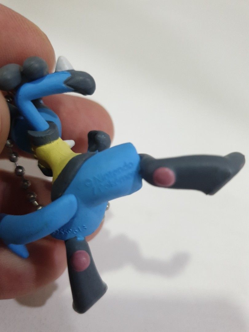 Pokemon mini figure strap and keychain combo - Lucario, Hobbies & Toys ...