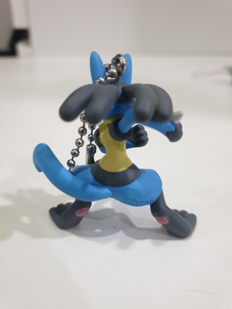 Pokemon mini figure strap and keychain combo - Lucario, Hobbies & Toys ...