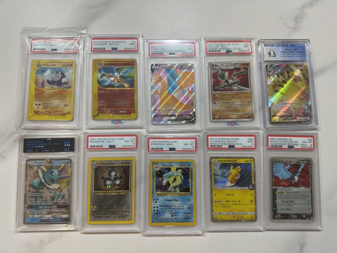 Pokemon slabs!!!, Hobbies & Toys, Memorabilia & Collectibles, Vintage ...