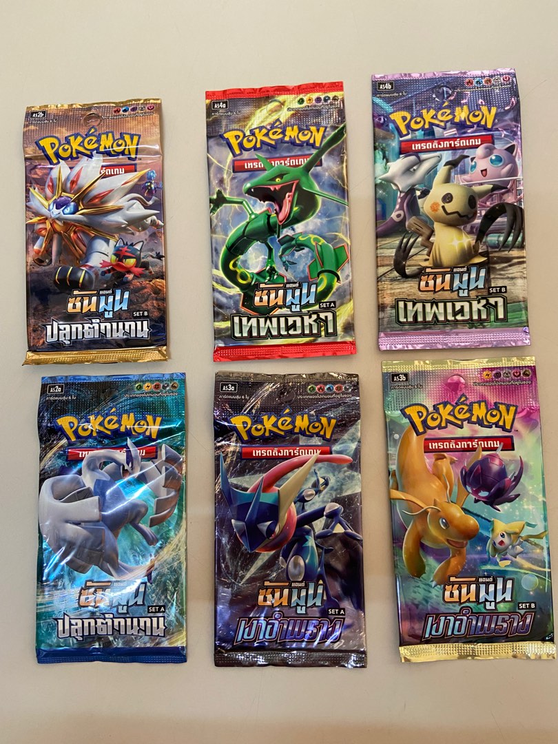 Pokémon Card - Thai Version!, Hobbies & Toys, Toys & Games on Carousell