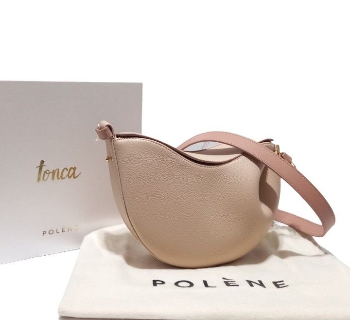 Polene Tonca dune grained, Fesyen Wanita, Tas & Dompet di Carousell