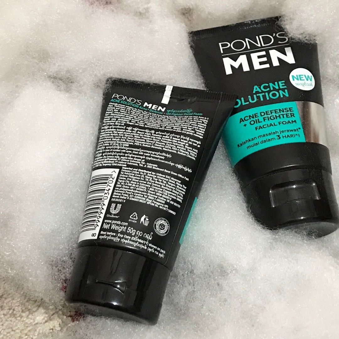 Ponds Men Acne Solution, Kesehatan & Kecantikan, Kulit, Sabun & Tubuh ...