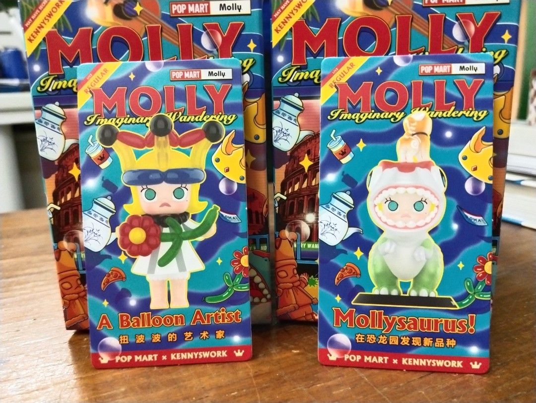 Popmart Molly Imaginary Wandering kennyswork arttoys, Hobbies & Toys ...