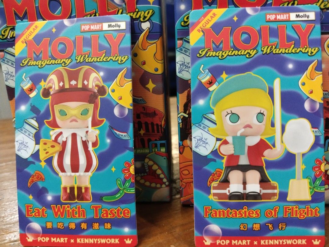 Popmart Molly Imaginary Wandering kennyswork arttoys, Hobbies & Toys ...
