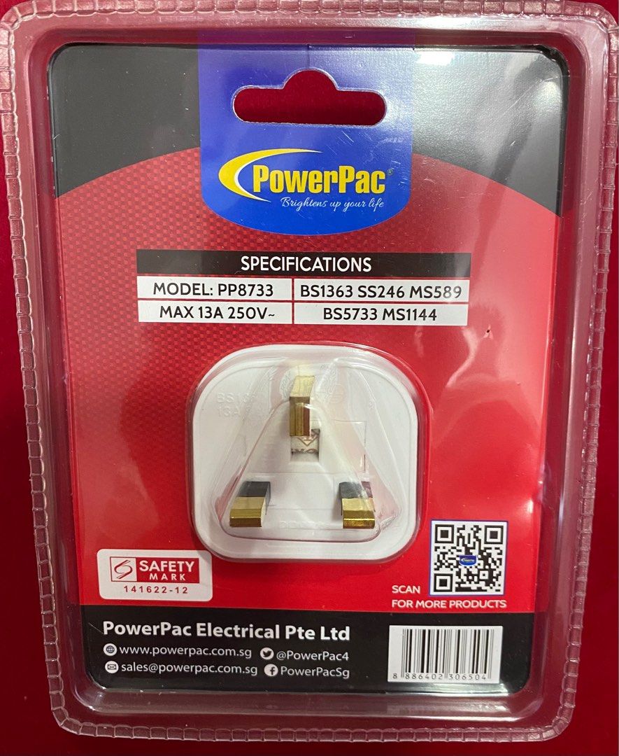 Power Pac 3 way adaptor, TV & Home Appliances, Electrical, Adaptors ...