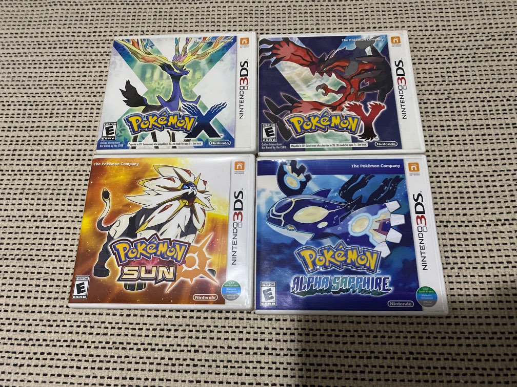 Pre-loved Pokemon games, Video Gaming, Video Games, Nintendo on Carousell
