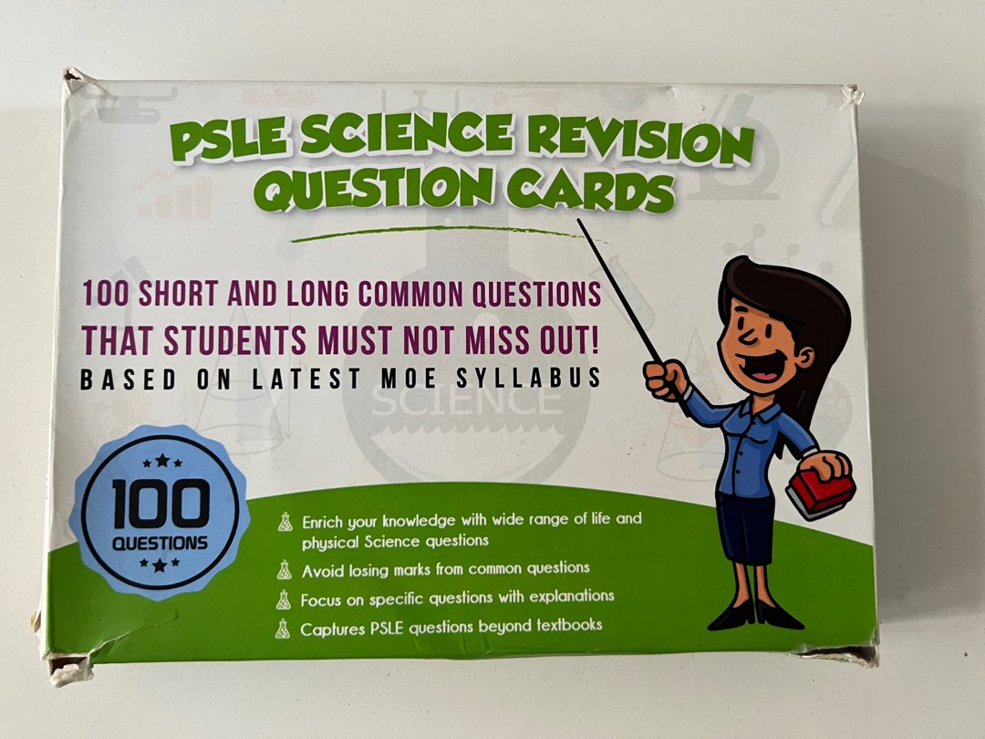 PSLE P6 Primary 6 Science Revision Question Cards Useful Informative ...