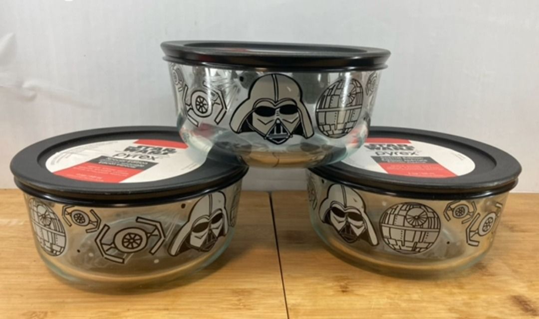 Pyrex Limited Edition Star Wars Storage 946ml x 3 (Darth Vader ...