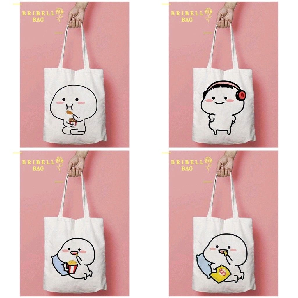 QUBY TOTE BAG ANIME CARTOON, Hobbies & Toys, Memorabilia & Collectibles ...