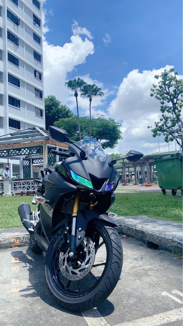 Yamaha YZF R15 V3 (Agent Unit Indo Version) COE 2031, Motorcycles ...