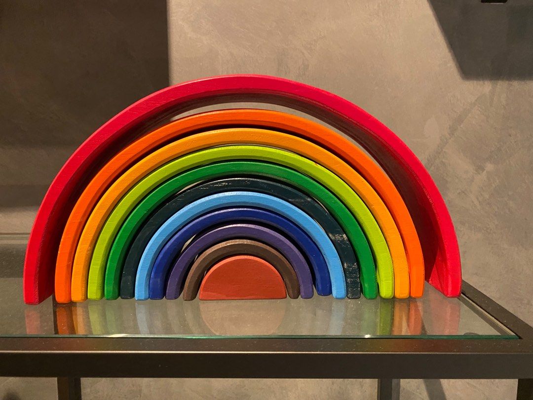 Rainbow Stacker, Babies & Kids, Infant Playtime on Carousell