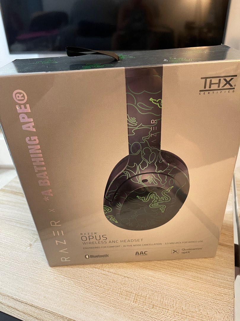 Razer x bathing ape thx headphone, Audio, Headphones & Headsets on ...