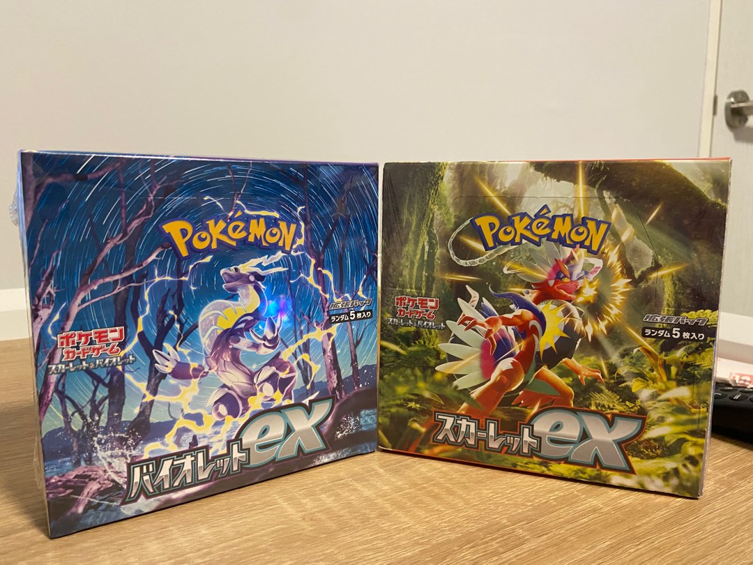 (Ready stocks) Japanese Pokemon Scarlet & Violet Booster box set ...