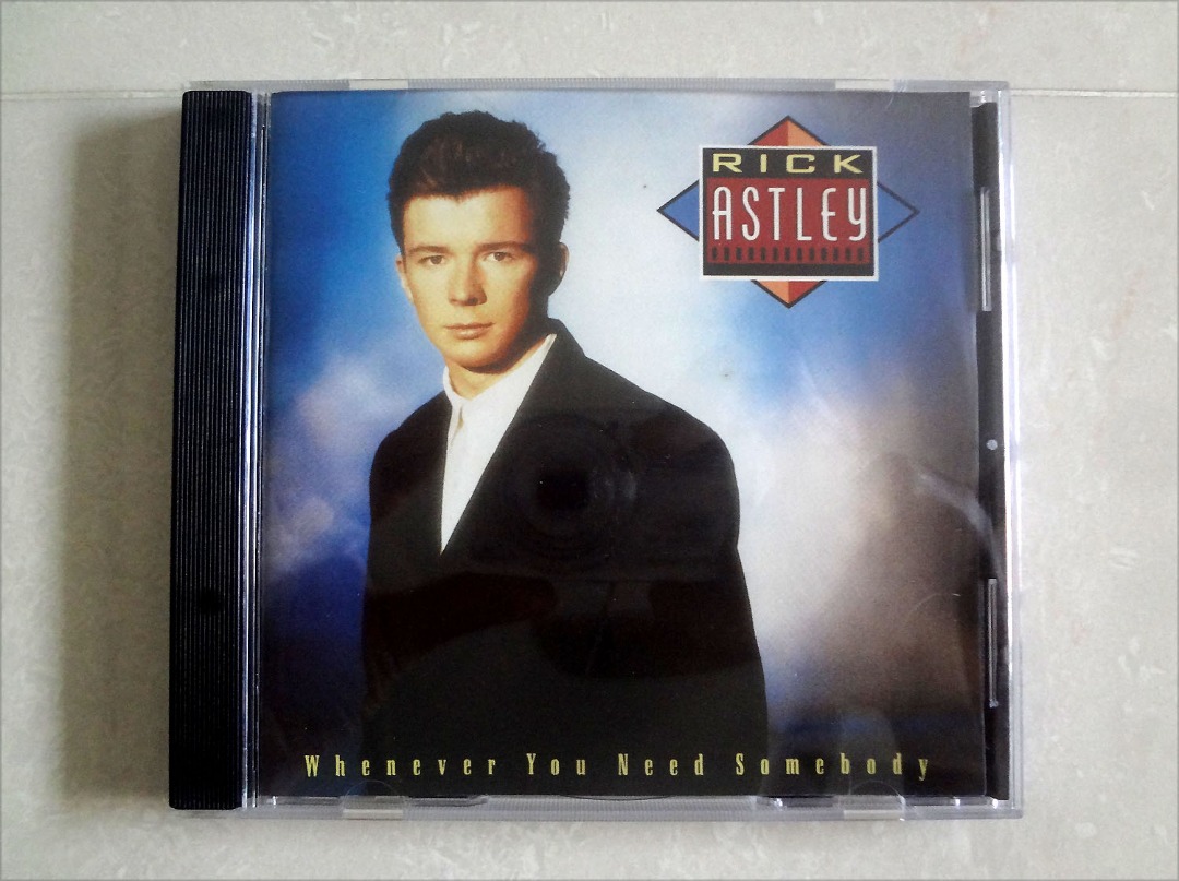 Rick Astley CD Whenever You Need Somebody 1987, Hobbies & Toys, Music ...