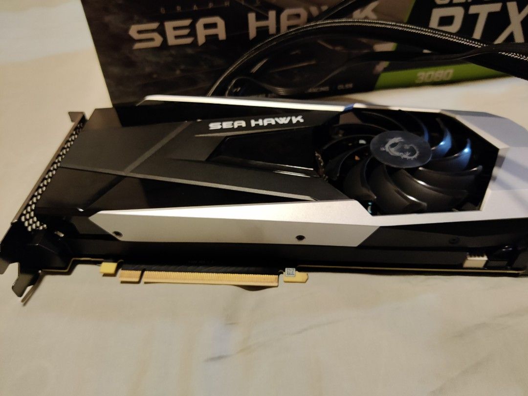 RTX 3080 Local Warranty Water Cooled MSI Sea Hawk, Computers & Tech ...