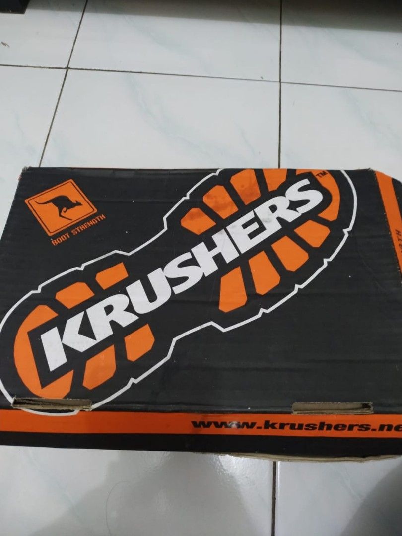 Safety Shoes, krusher size 8/41, Fesyen Pria, Sepatu , Sepatu Boot di ...