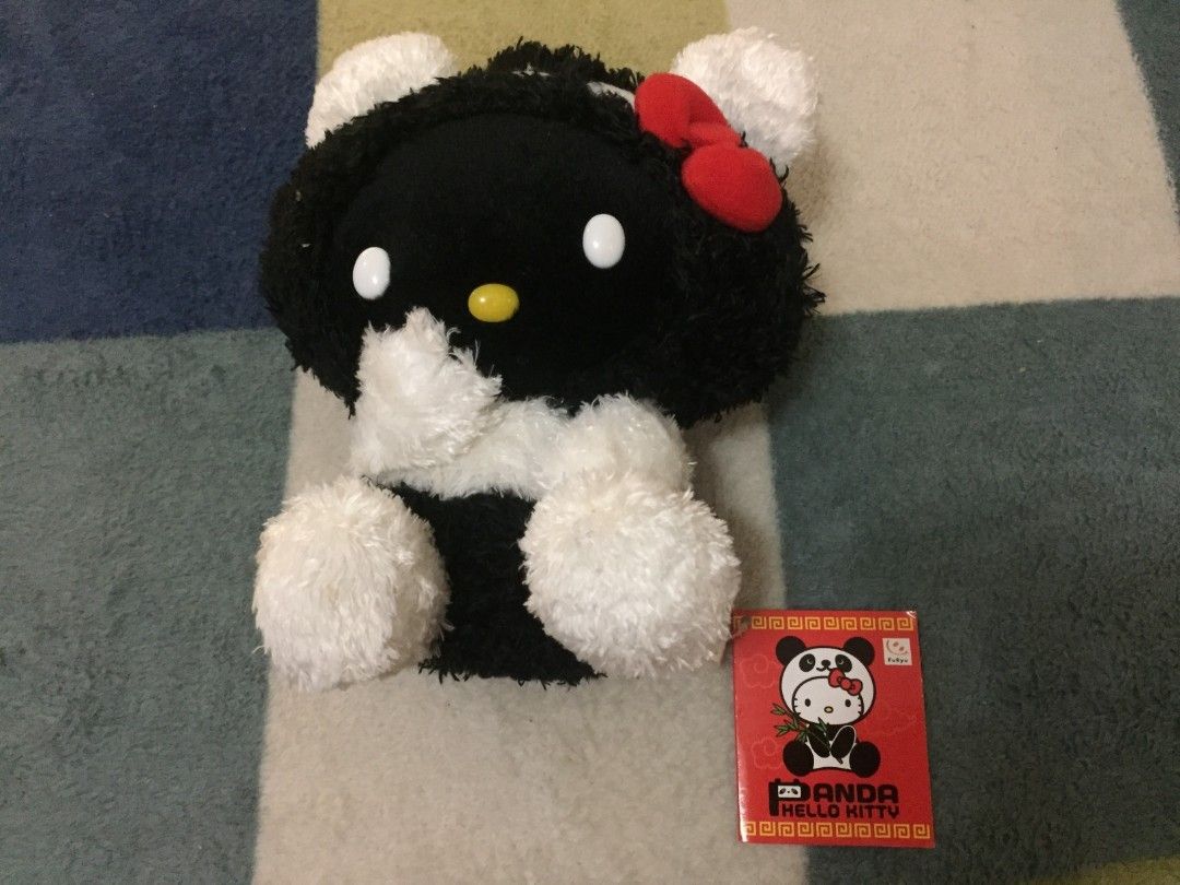 Sanrio Hello Kitty Panda Inverted Color Plushie, Hobbies & Toys, Toys ...