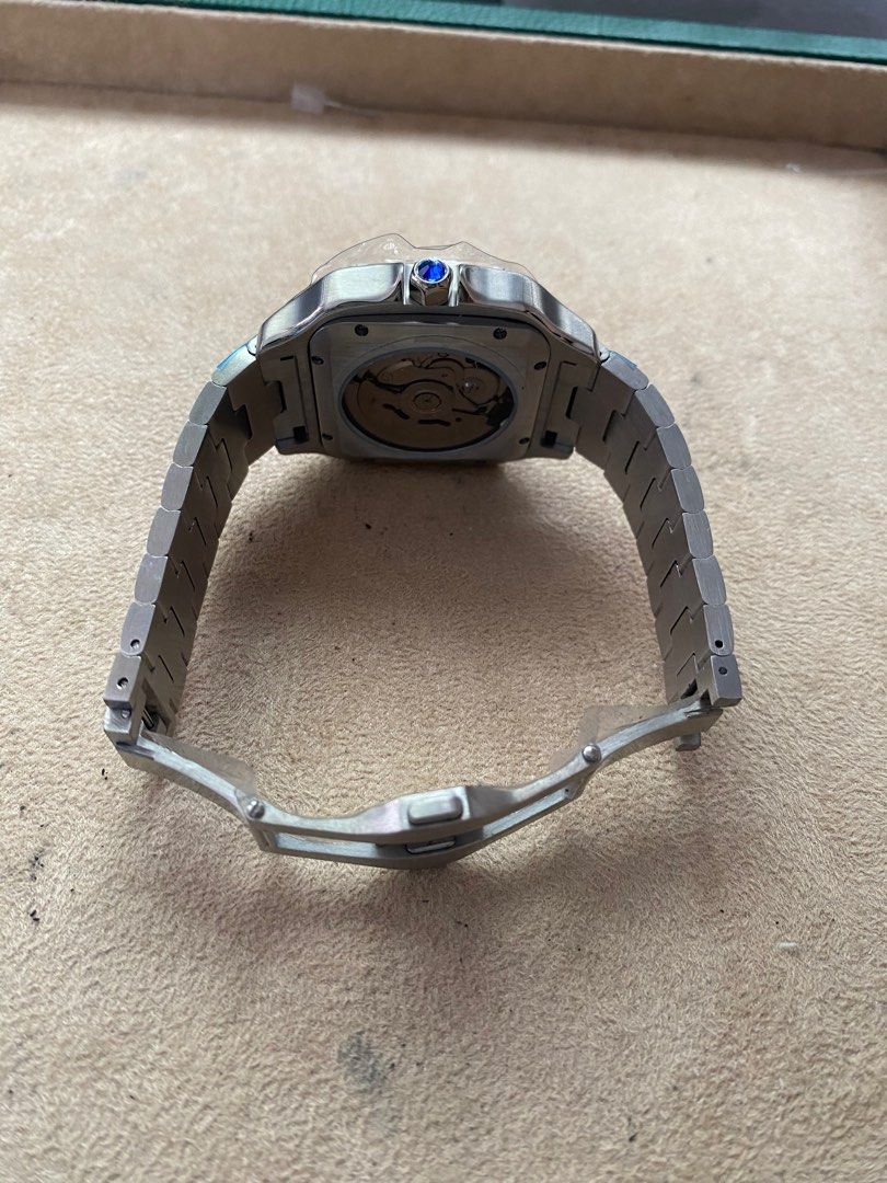 SEIKO MOD SANTOS DE CARTIER, Luxury, Watches on Carousell