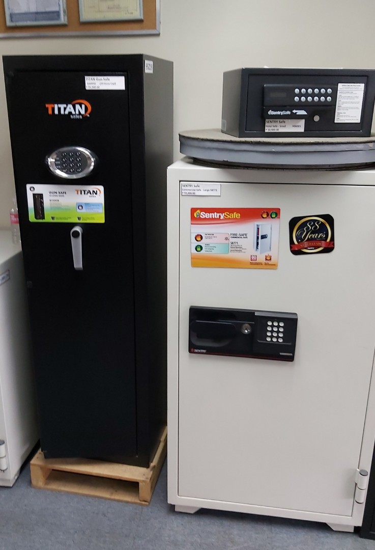 SENTRY and TITAN SAFES, Furniture & Home Living, Office Furniture & Fixtures on Carousell