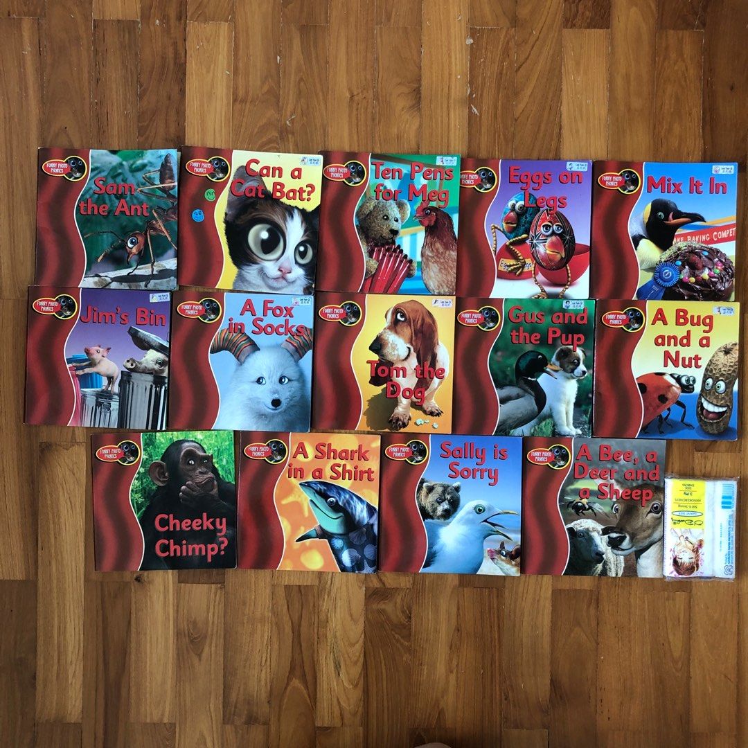 Set of 28 Funny Photo Phonics English story books phonics readers for ...