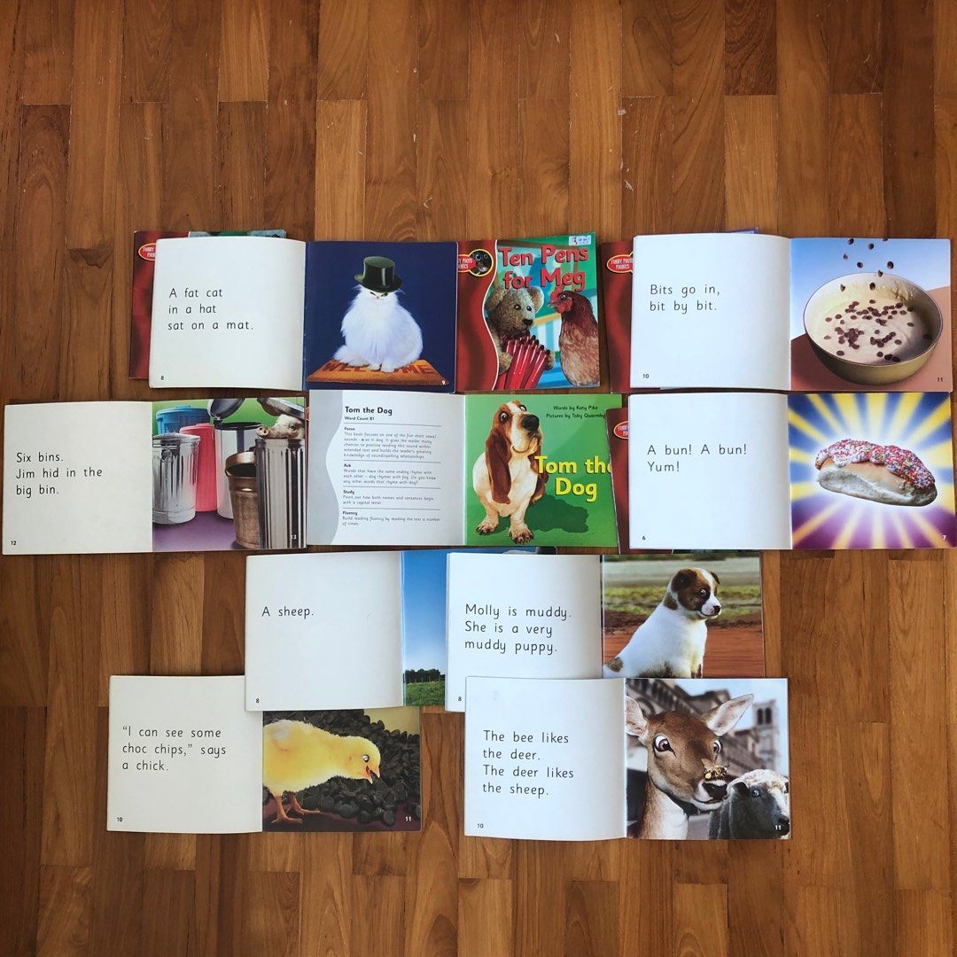 Set of 28 Funny Photo Phonics English story books phonics readers for ...