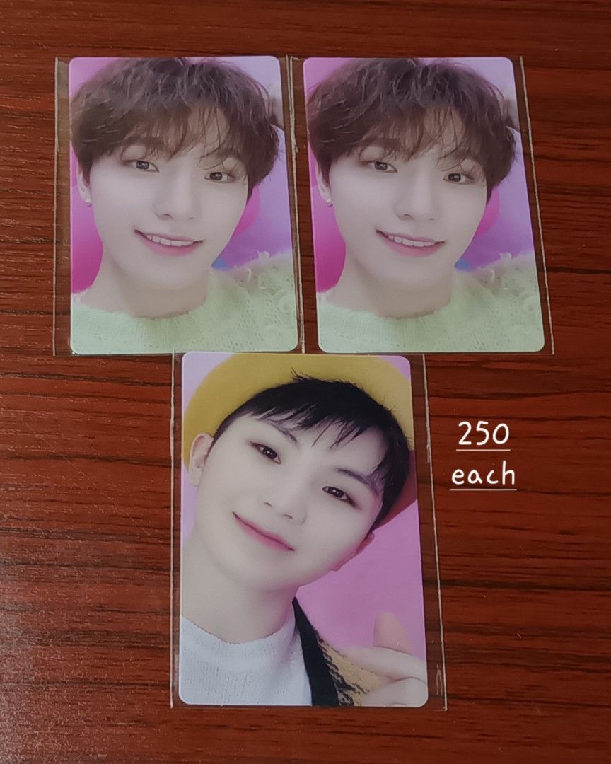 SEVENTEEN Photocards (Face The Sun, Sector 17, On Ode, Attacca, Your ...