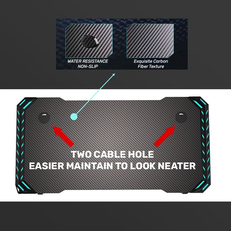 [SG Stock]Gaming Table with RGB light Computer Desk Office Table ...