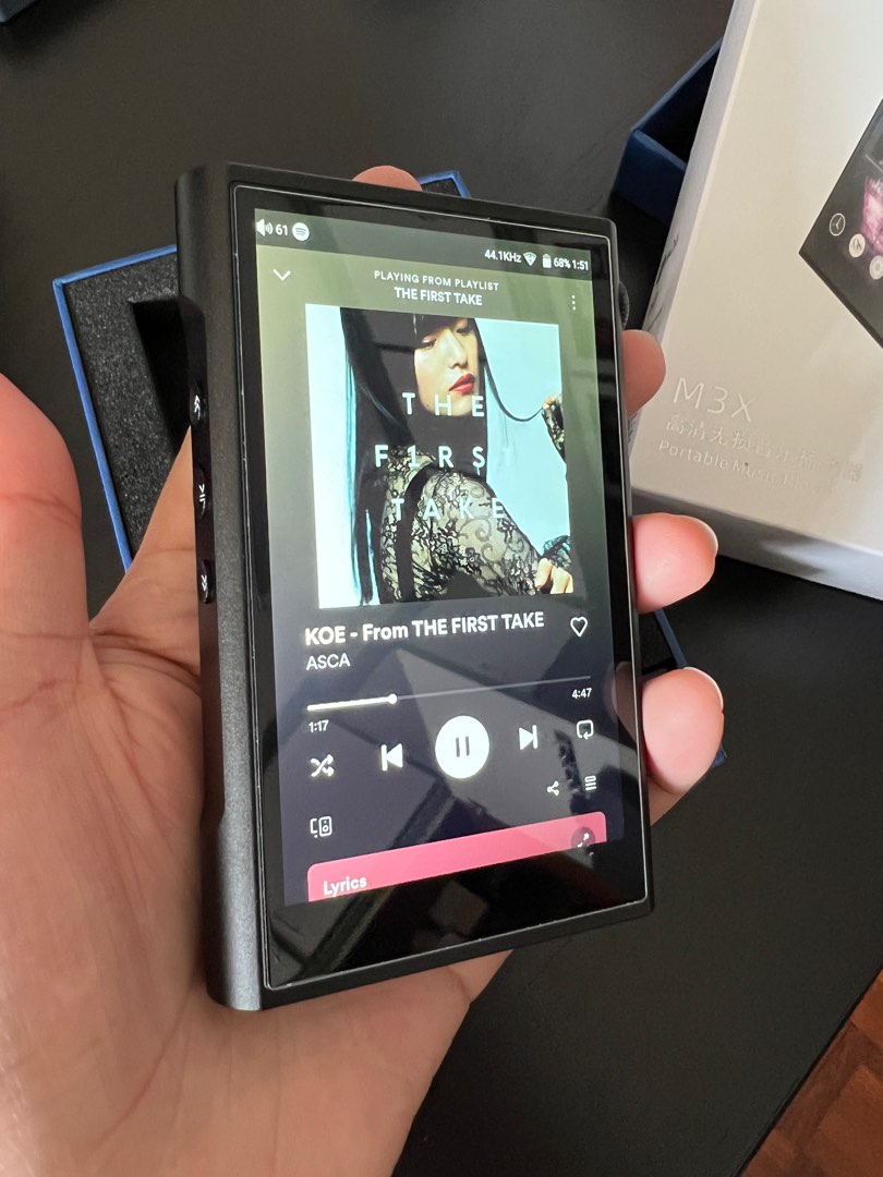 Shanling M3X DAP Black ( Full Box ) HiFi Music Player , Audio, Portable Music Players on Carousell