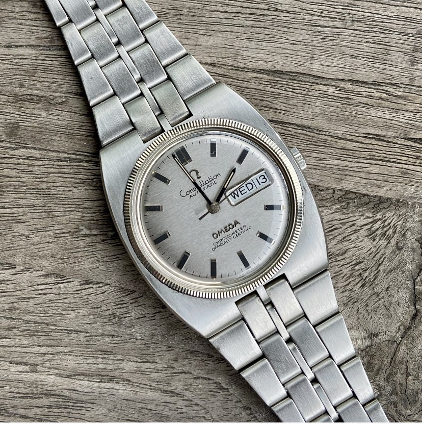 (Serviced/Sharp case) Omega Constellation chronometer JUMBO DAY DATE ...