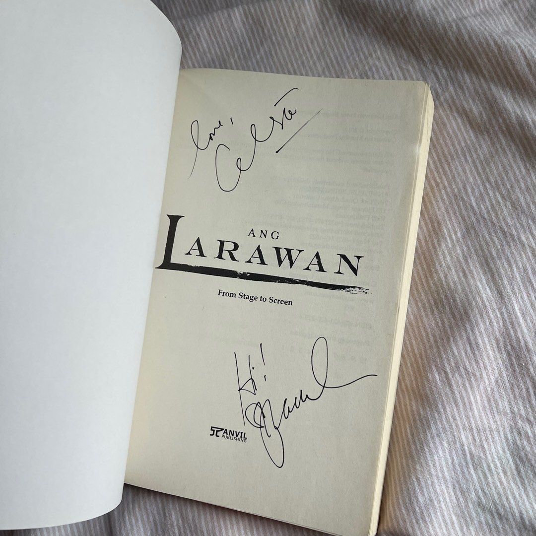 SIGNED Ang Larawan: From Stage to Screen by Nick Joaquin, Hobbies ...