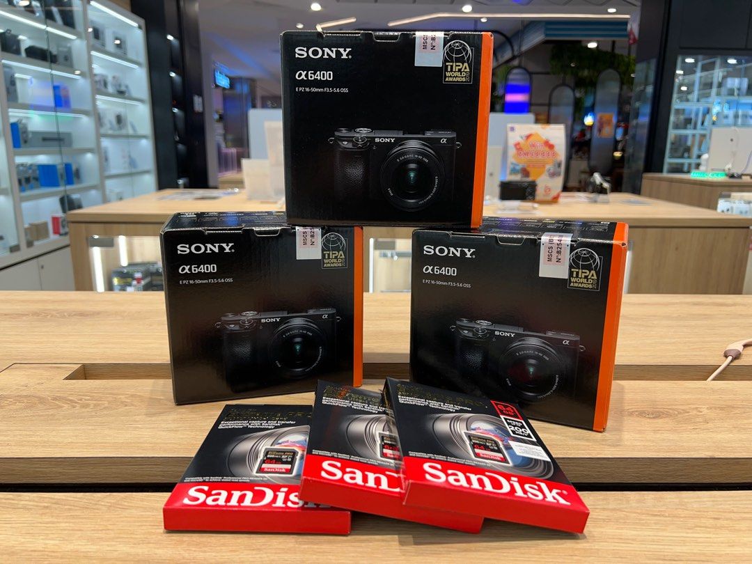Sony A6400 Kit Lens 16-50MM, Photography, Cameras on Carousell
