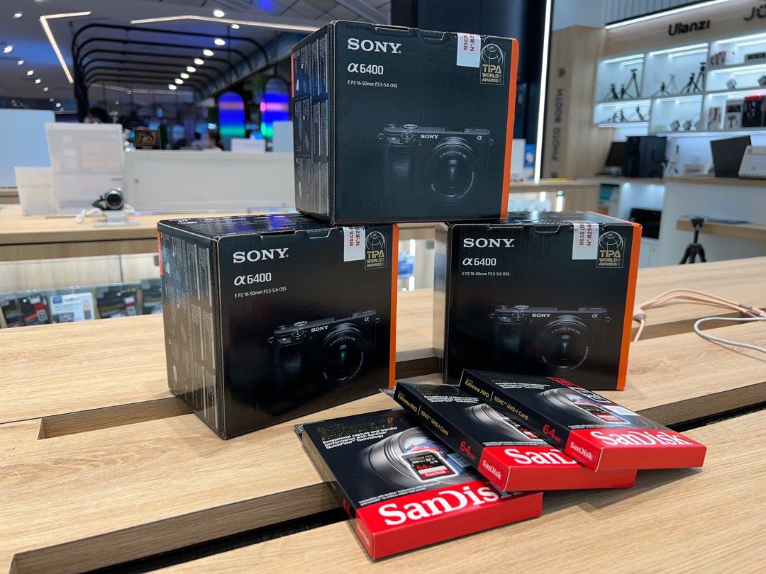 Sony A6400 Kit Lens 16-50MM, Photography, Cameras on Carousell