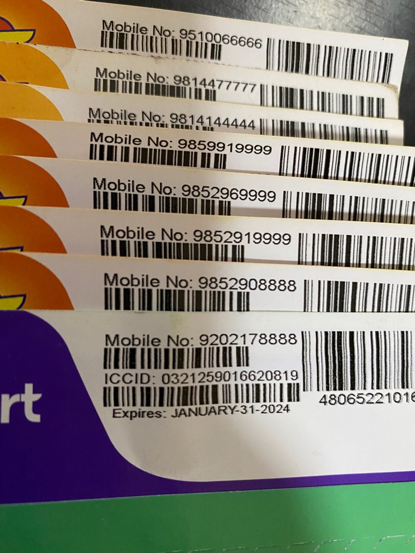 Special numbers vanity sim, Mobile Phones & Gadgets, Mobile & Gadget ...