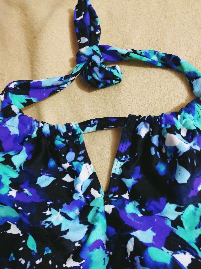 Speedo Plus Size Floral One Piece Swimsuit Womens Fashion Swimwear