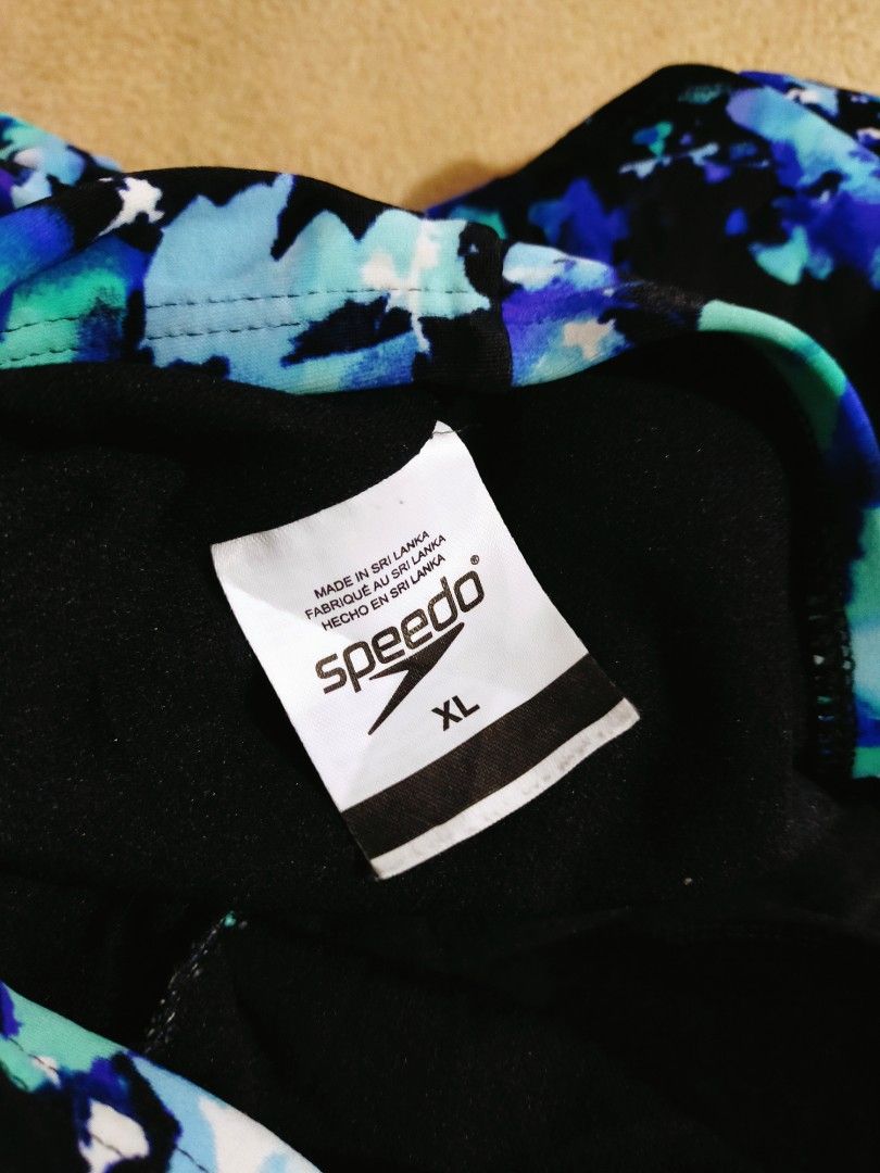 SPEEDO PLUS SIZE FLORAL ONE PIECE SWIMSUIT, Women's Fashion, Swimwear ...