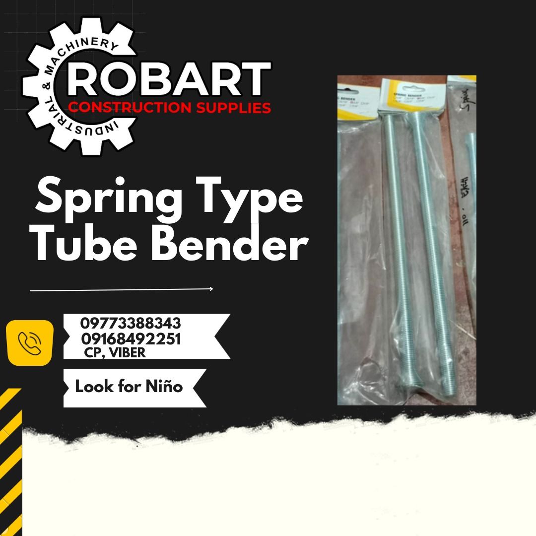 Spring Type Tube Bender, Commercial & Industrial, Construction Tools ...