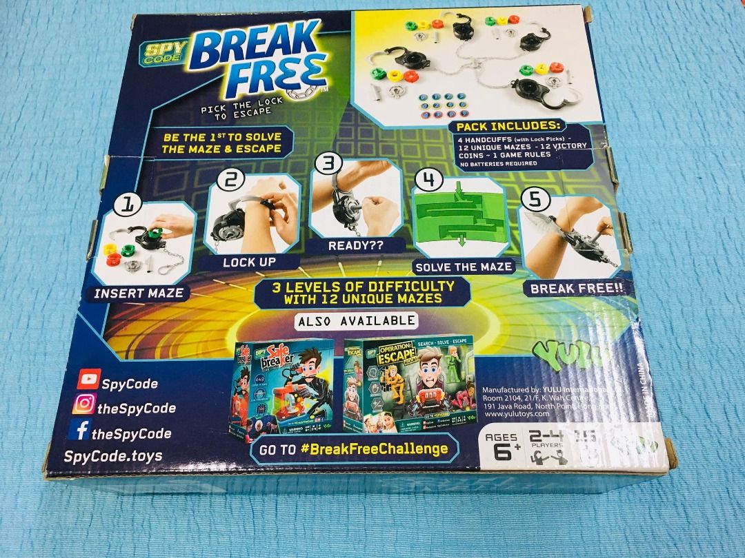 Spy Code Break Free Game, Hobbies & Toys, Toys & Games on Carousell