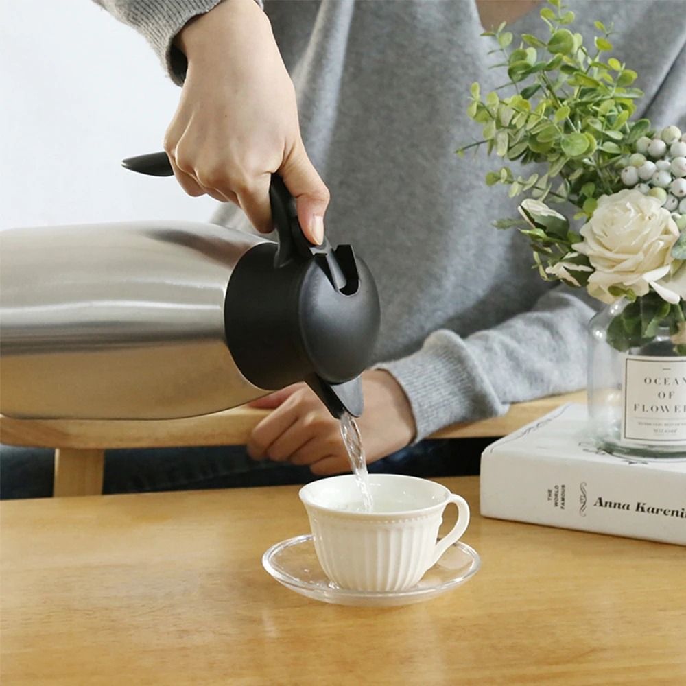 Stainless Steel Thermal Flask Vacuum Insulated 2000ML 2L Coffee Tea ...