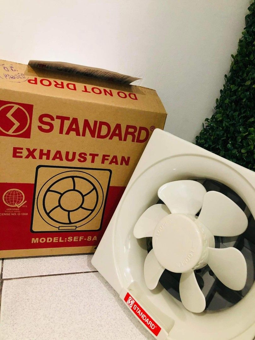 Standard 8" Exhaust Fan SEF-8A, Furniture & Home Living, Home ...